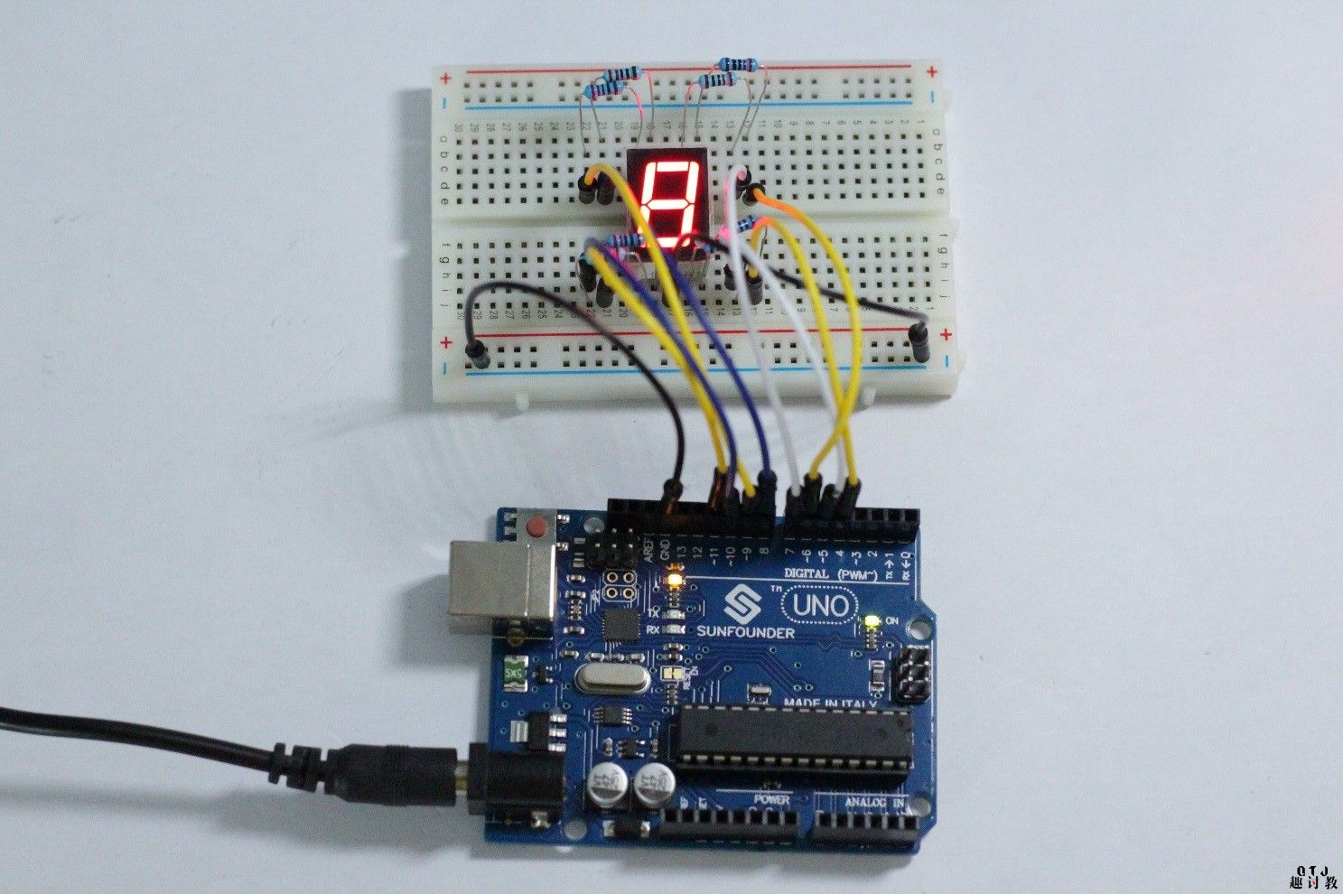 (十一)arduino入门:数码管显示 趣讨教